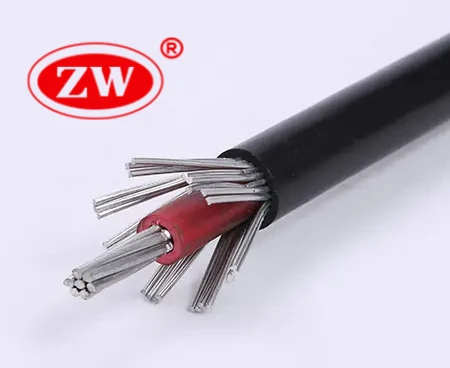 Cable concéntrico dividido de PVC