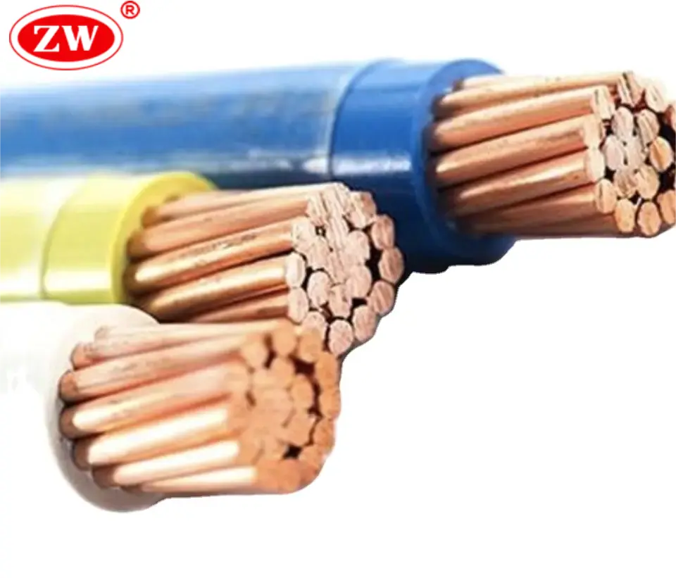 2 THHN THWN-2 Alambre de cobre para la construcción