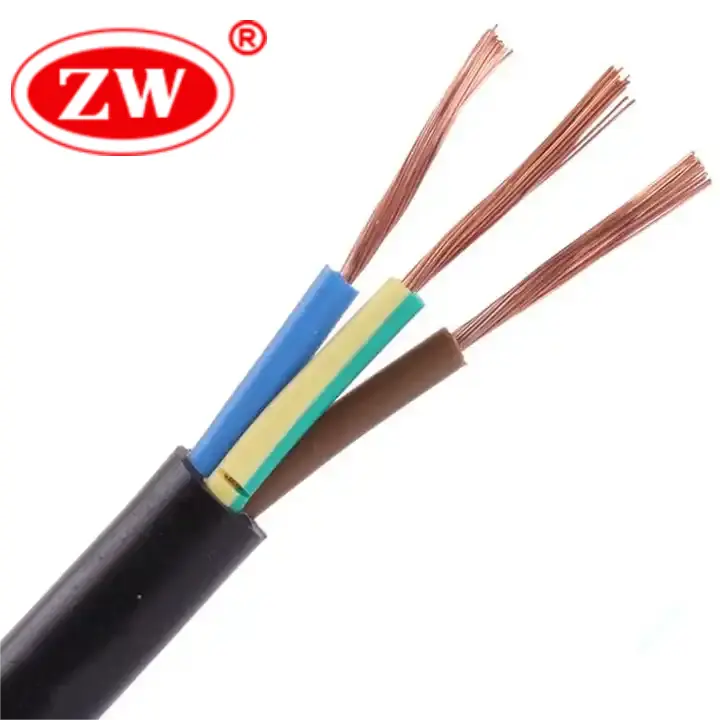 Cable de 3 hilos 1,5 mm2 100 metros Negro