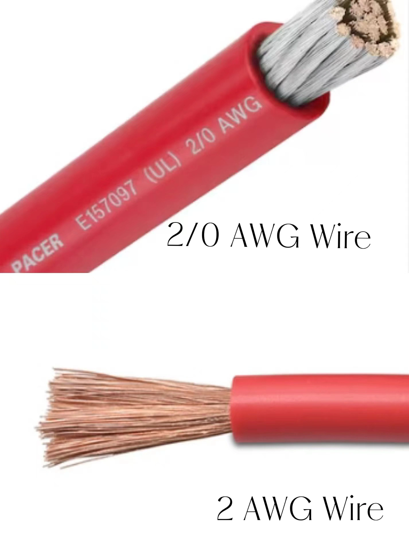 Alambre 2 AWG y 2/0 AWG: La diferencia
